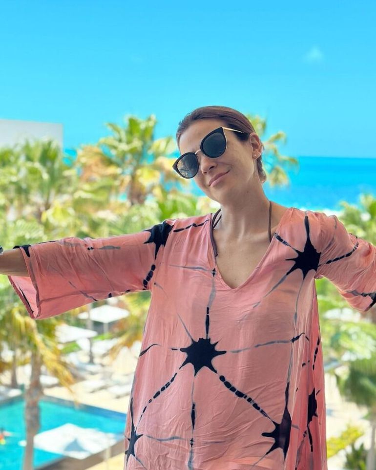 Las fotos de las vacaciones de Agustina Cherri en el Caribe