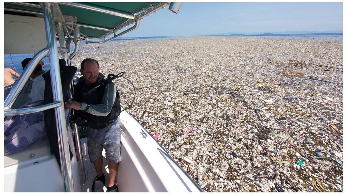 Increíble: así se ve el mar de basura que causa problemas entre ...