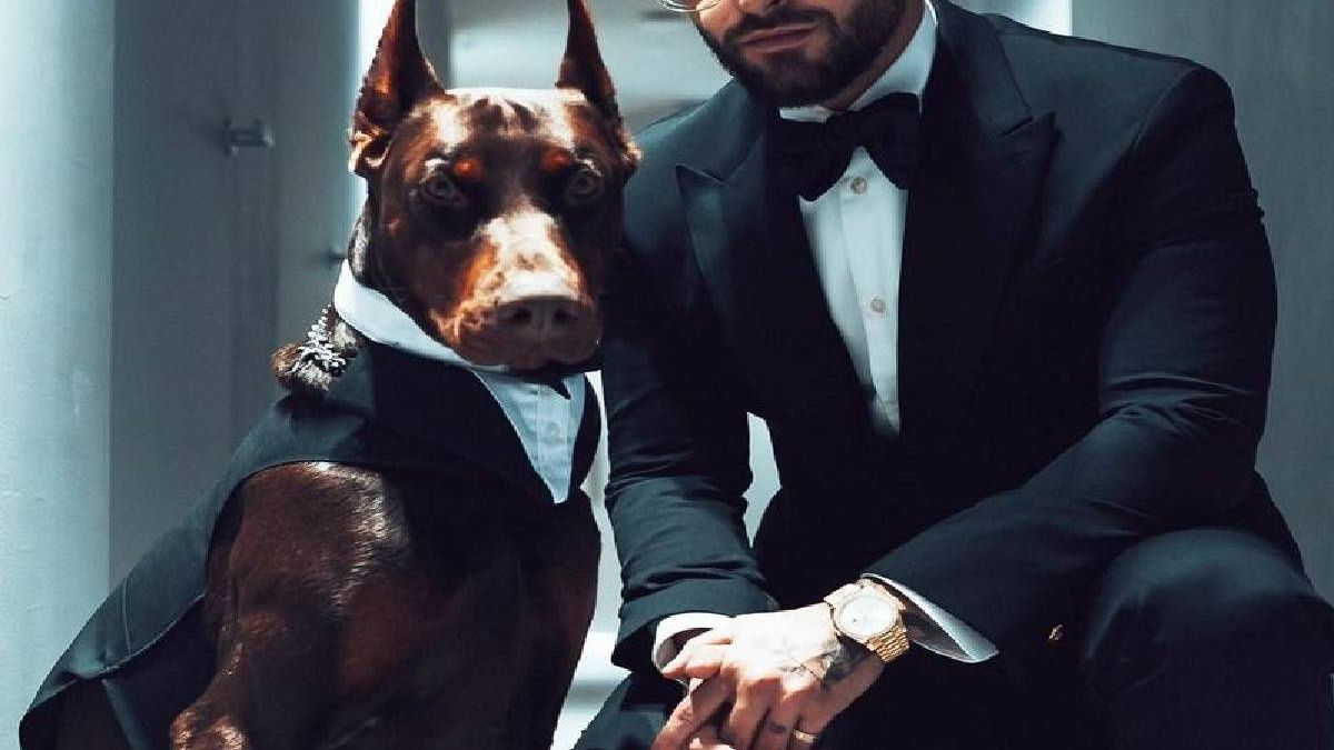 Maluma fue atacado por su perro y sufrió daños en la cara