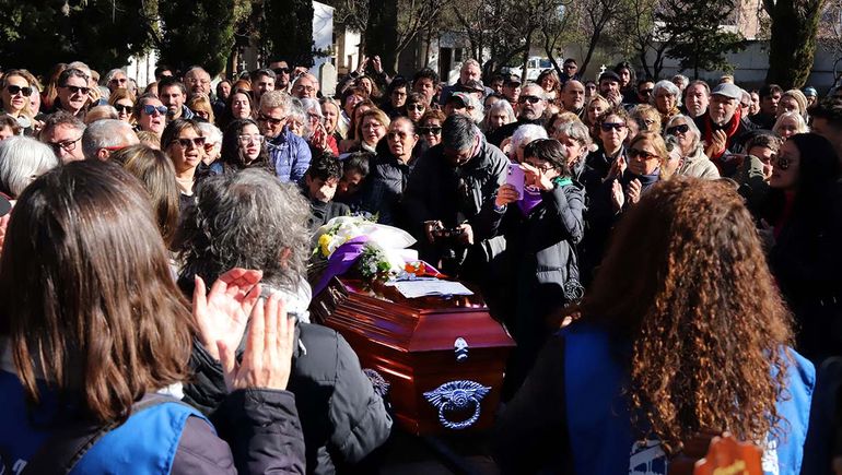 Más de 300 personas despidieron en ronda a Lolín Rigoni, la última de ...