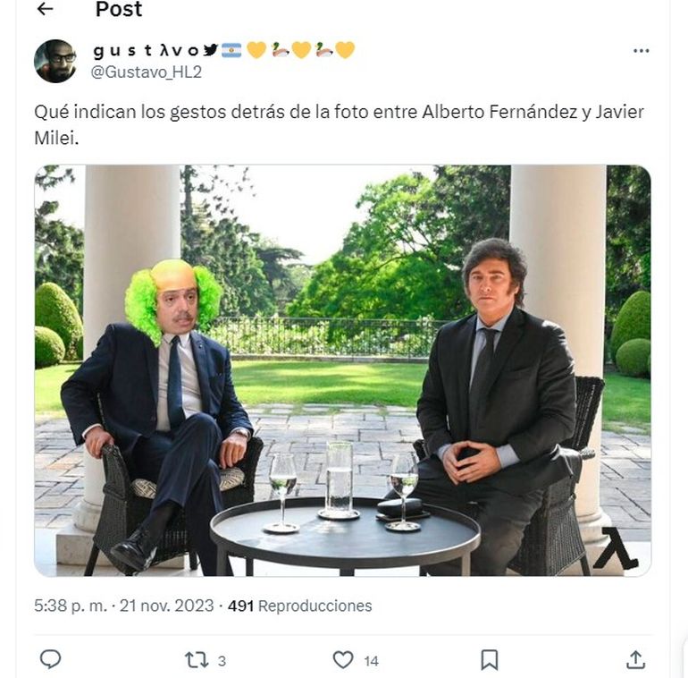 Los desopilantes memes que dejó la cumbre entre Javier Milei y Alberto ...