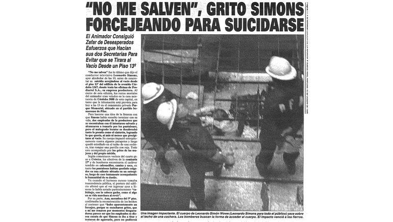A 27 años de la trágica muerte de Leonardo Simons: una causa por coimas ...