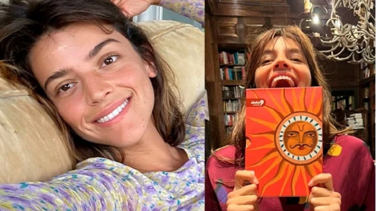 Con pancita de embarazada, Calu Rivero presentó su libro