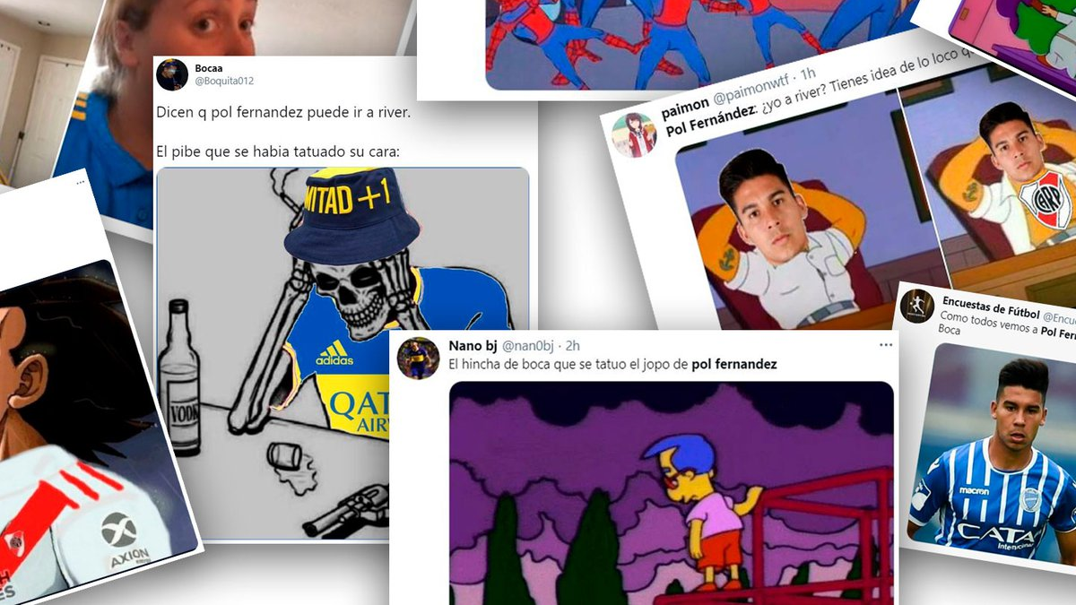 Los memes invadieron las redes por el posible pase de Pol a River