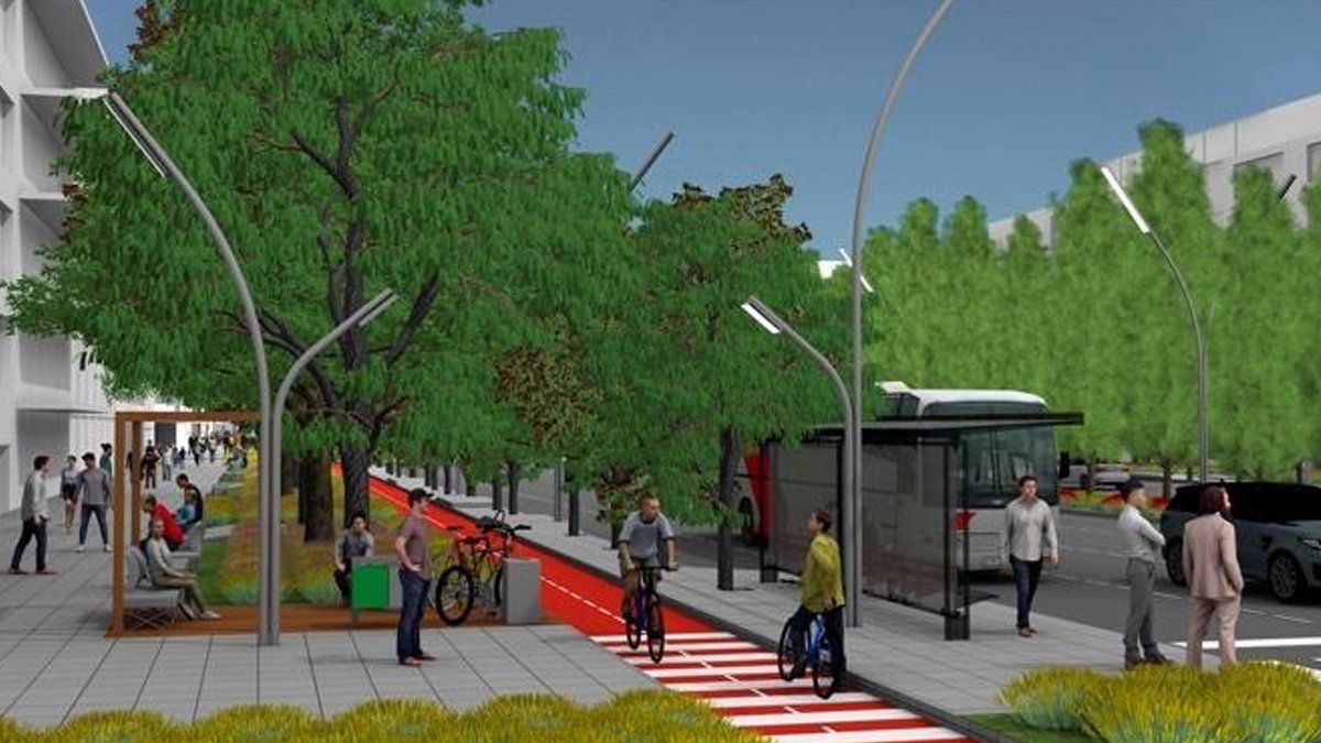 Así quedará la nueva Avenida Mosconi