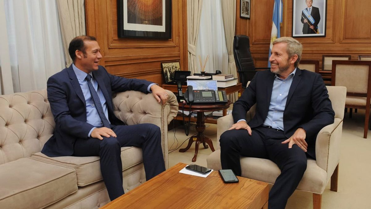 Gutiérrez habló de las obras y de Vaca Muerta con Frigerio