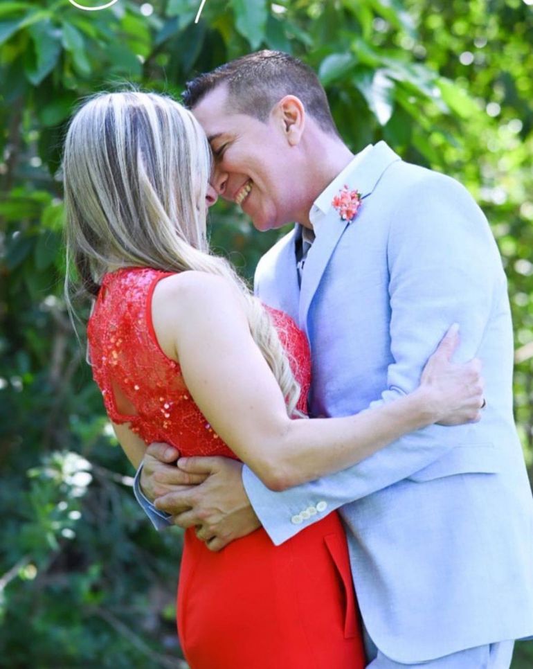 Las fotos del casamiento de Rodolfo Barili y Lara Piro