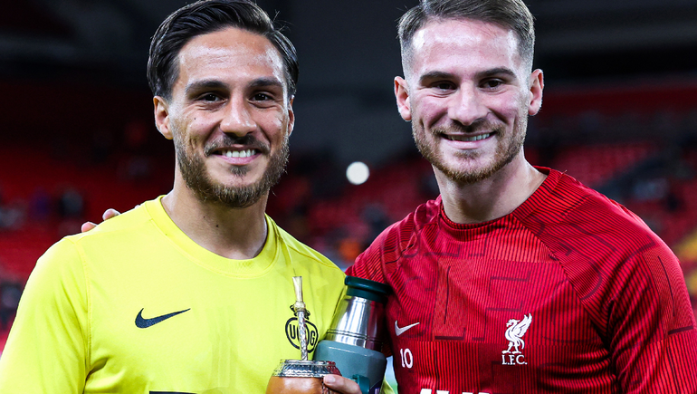 Los hermanos MacAllister tomaron mate en la previa y se enfrentaron en ...