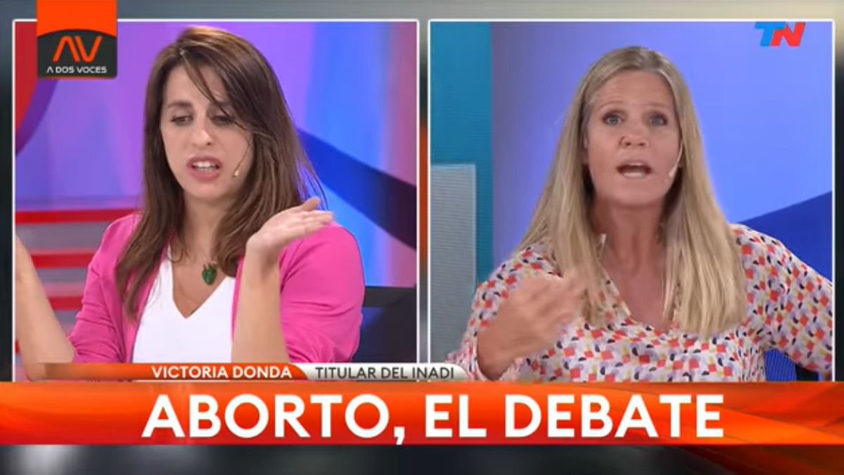 Victoria Donda y Cynthia Hotton protagonizaron un cruce al aire por el ...
