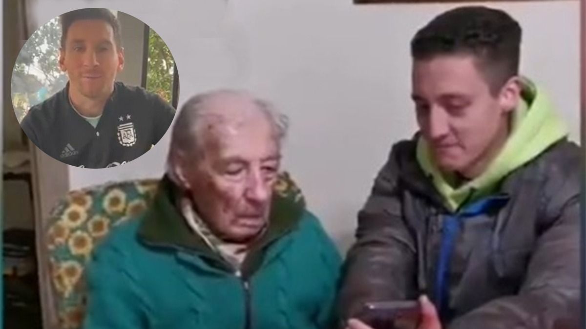 Messi sorprendió a un fanático de 100 años que anota todos sus goles en ...