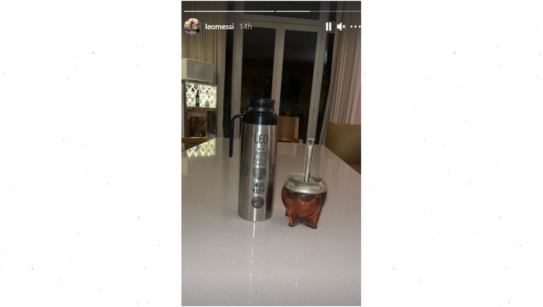 Así es el nuevo mate con el que Lionel Messi toma todos los días en París