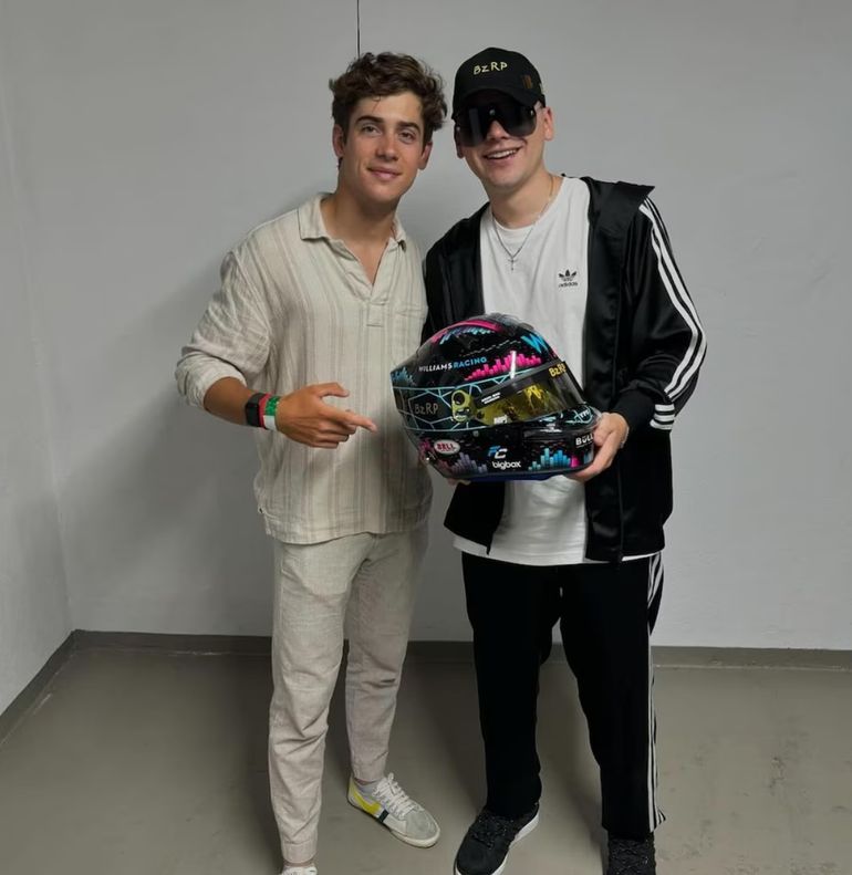 El gesto de Bizarrap que podría anticipar el futuro de Franco Colapinto