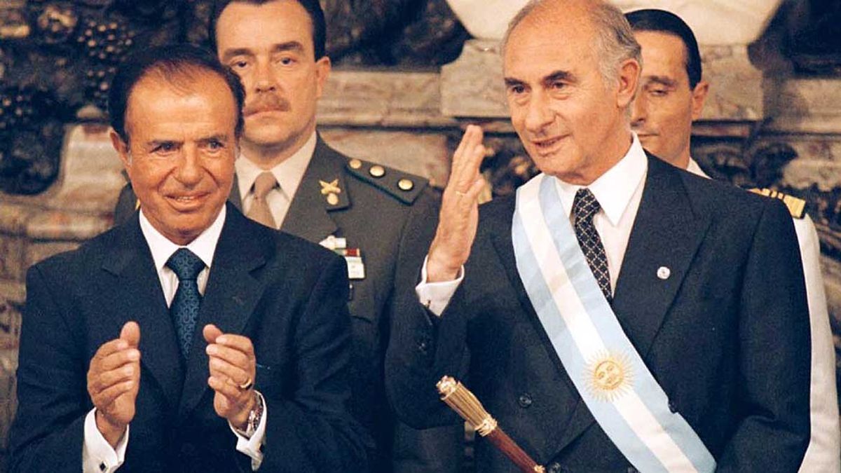 En campaña y de descanso: el paso de De la Rúa por Neuquén