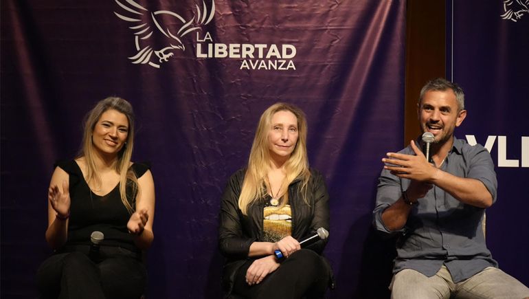 En 13 imágenes: Karina Milei, Martín Menem y Nadia Márquez en la zona