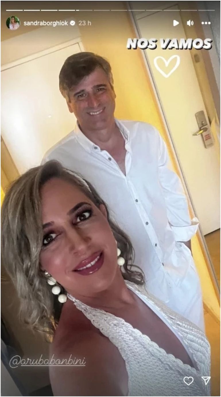 El increíble viaje ida y vuelta que tuvo que hacer Sandra Borghi para ...