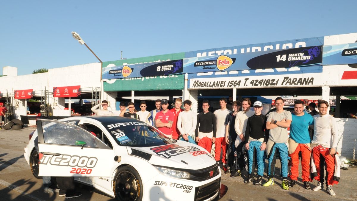 Los pilotos del TC2000 giraron con el auto 2020 del Súper TC2000