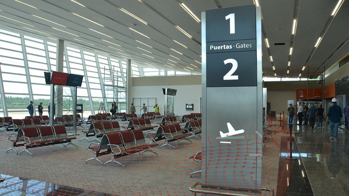 Así luce la sala de embarque del Aeropuerto que se inaugura hoy