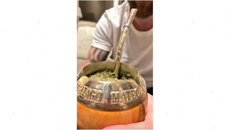 Así es el nuevo mate con el que Lionel Messi toma todos los días en París