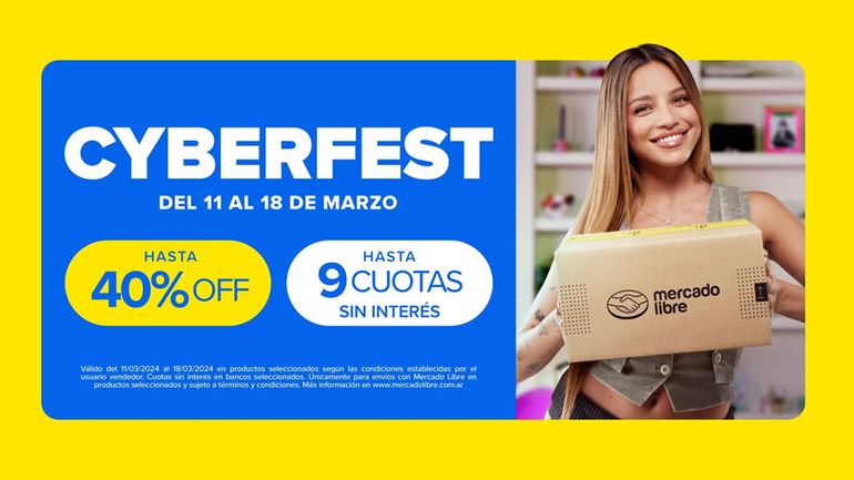 Arrancó el CyberFest: descuentos del 40% y cuotas sin interés