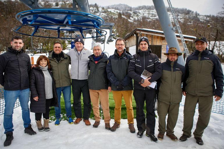 Inauguraron el centro de esquí de Lago Hermoso dentro del Parque ...