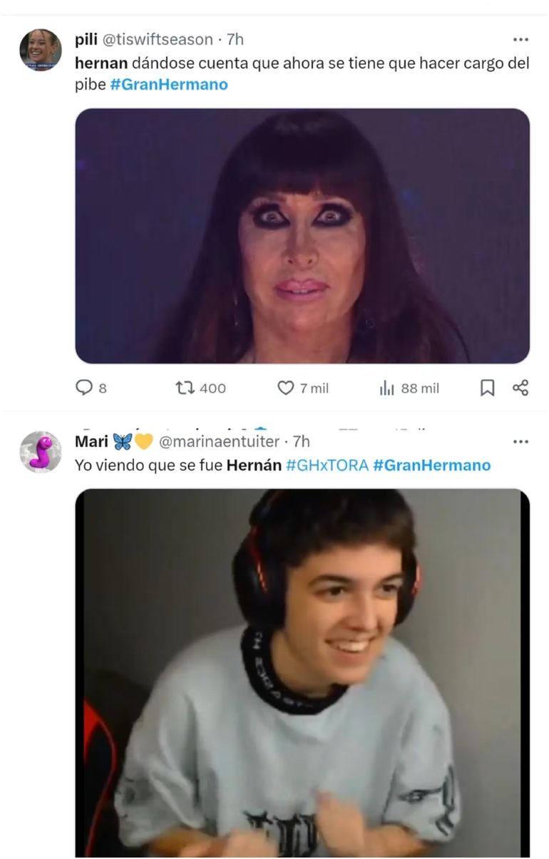 Los memes luego que Hernán sea el primer eliminado de Gran Hermano