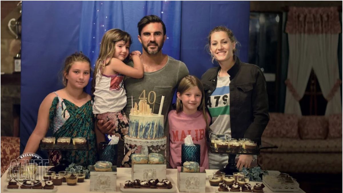 La fiesta de cumpleaños que le hizo Fabián Cubero a su hija Indiana