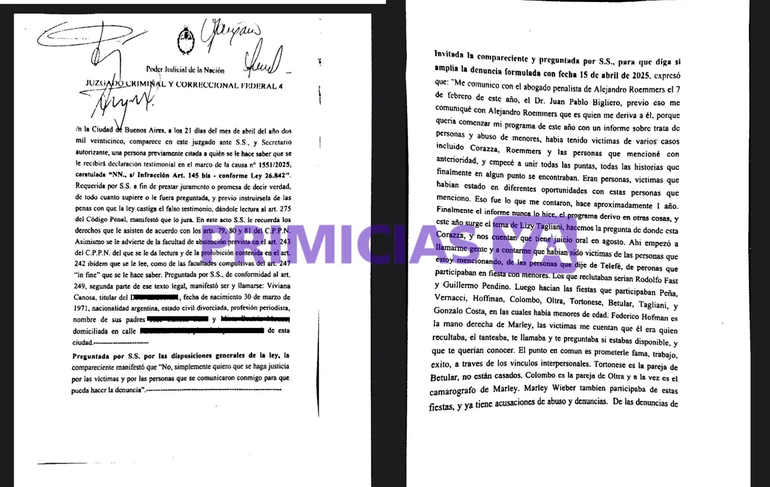 Se levantó el secreto de sumario en la causa iniciada por Viviana Canosa: ¿Qué se supo?