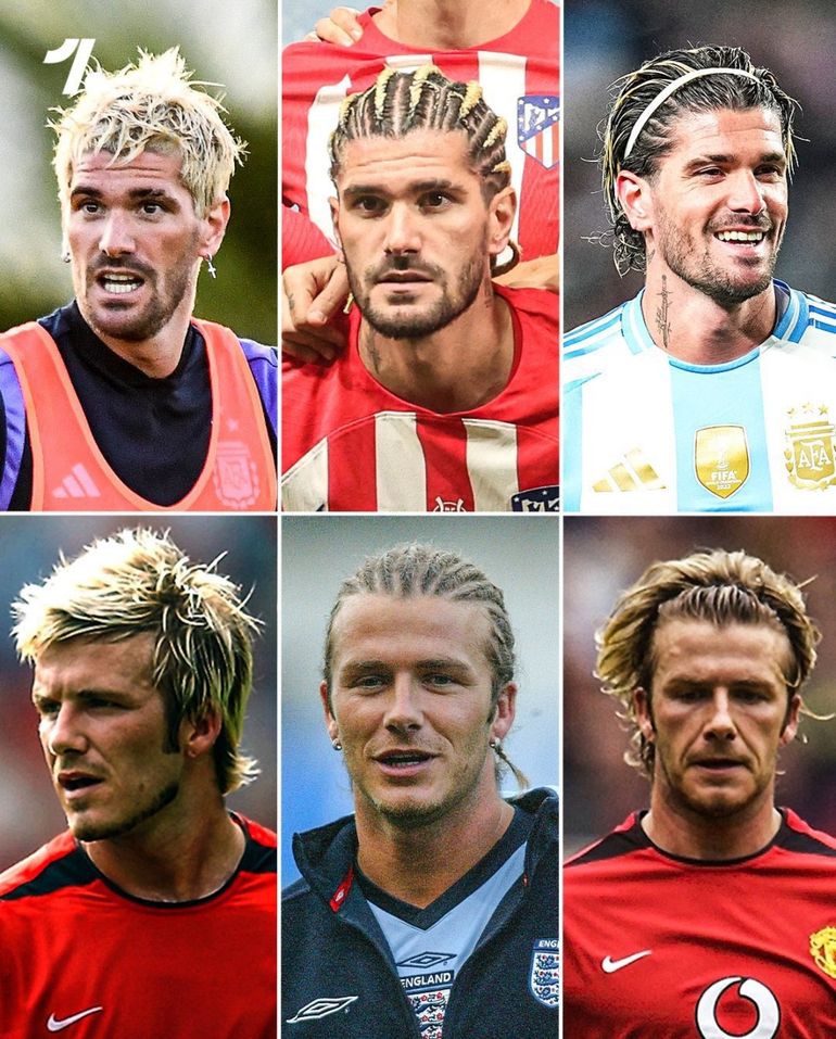 Rodrigo De Paul explicó por qué se corta el pelo como Beckham