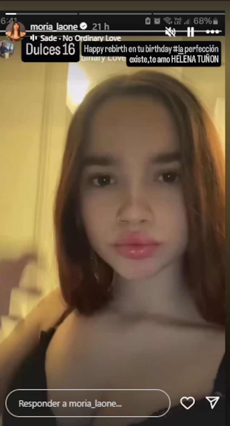 Así está hoy Helena, la hija de Sofía Gala y nieta de Moria Casán