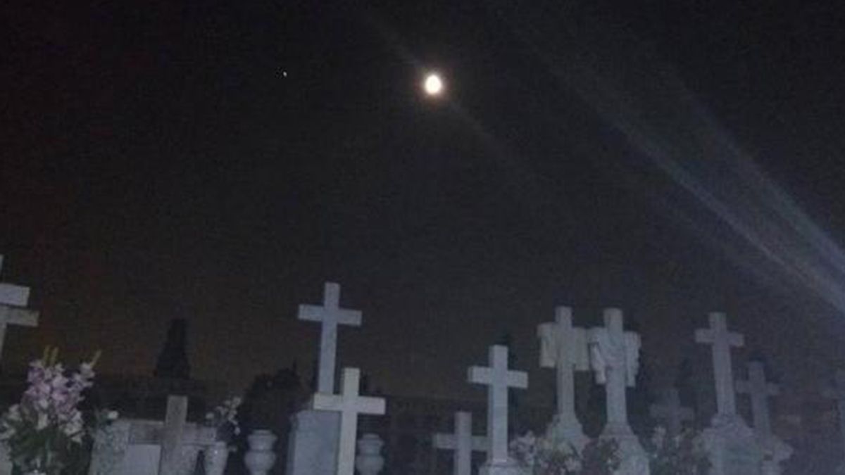 TikTok: estos chicos entraron a un cementerio de noche