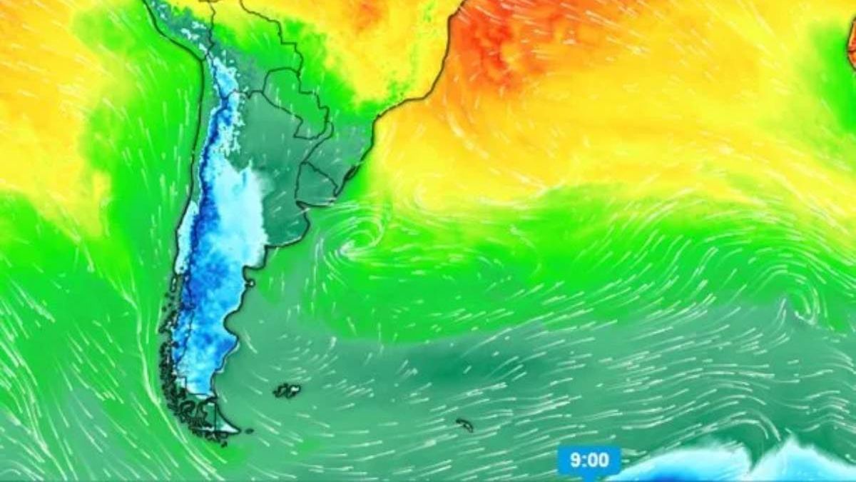 Ola polar: alerta roja en la Patagonia y amarilla en la mayoría del país