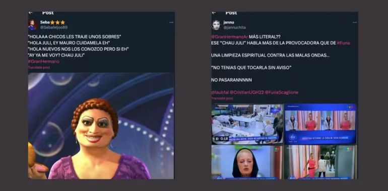 Gran Hermano: Los memes de Furia tras el ingreso de Agostina a la casa