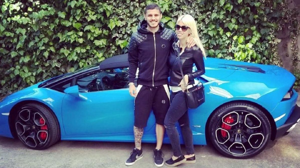 Wanda Nara mostró su Lamborghini descapotable y estallaron las críticas