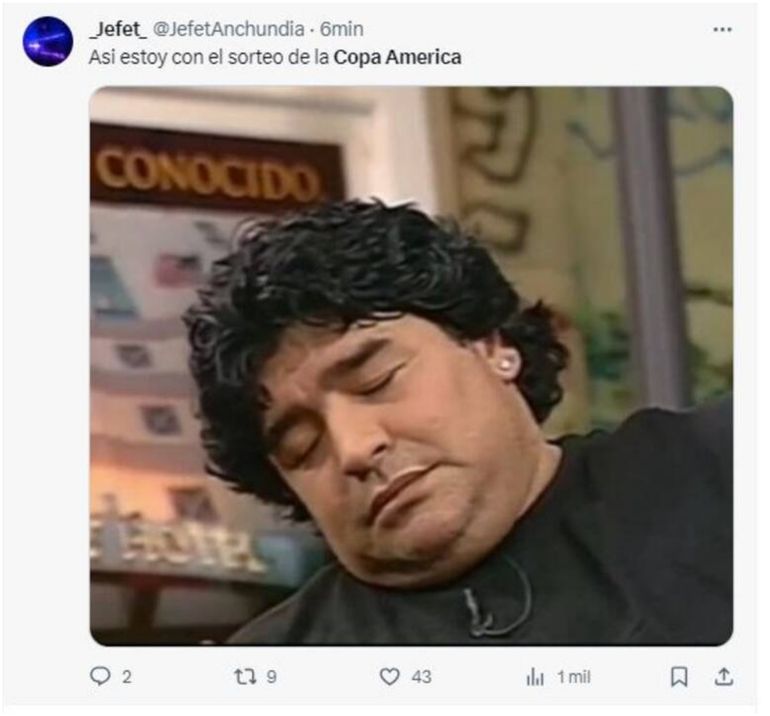 Los mejores memes del sorteo de la Copa América 2024