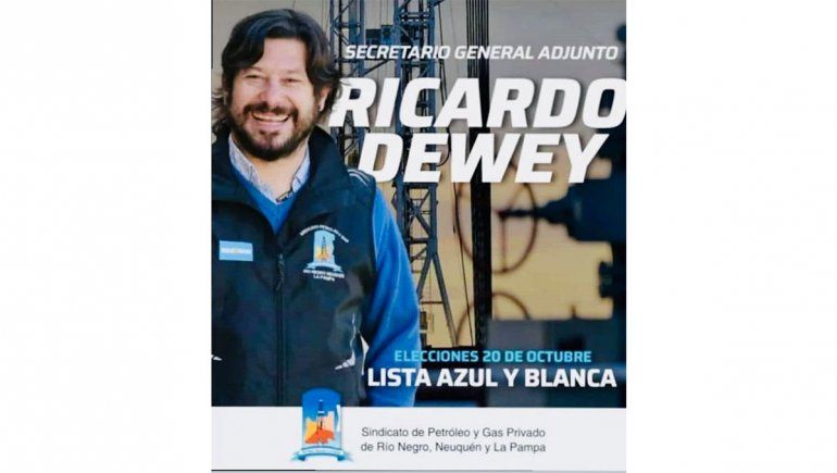 Quién era Richard Dewey, el dirigente petrolero que murió
