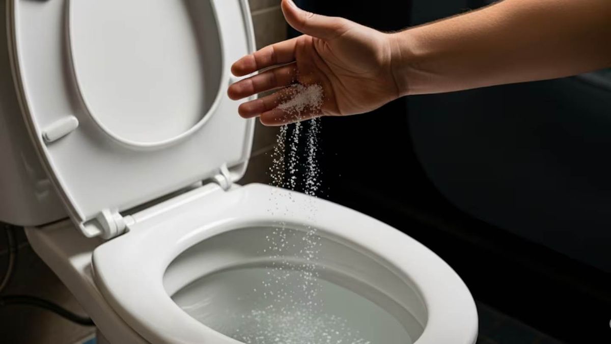 Expertos recomiendan tirar sal en el inodoro todas las noches: el motivo