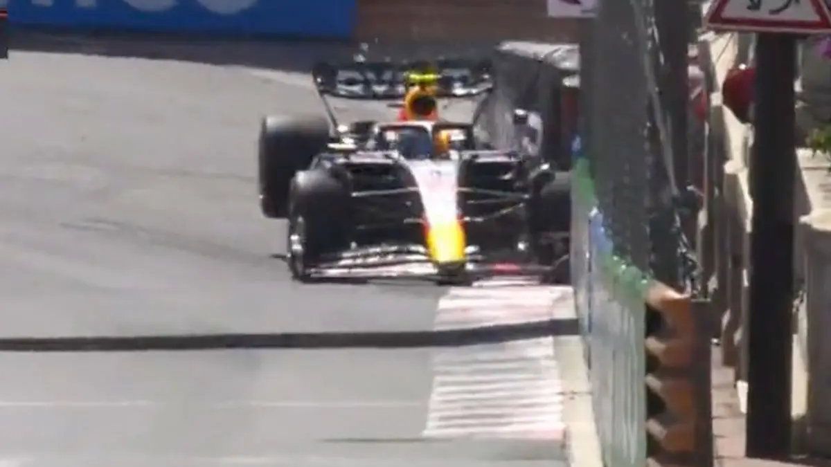 ¿Salió vivo? El video del terrible choque de Checo Pérez en el GP de ...