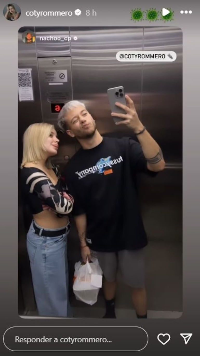 La foto que confirma el romance de Coty Romero y Nacho de Gran Hermano