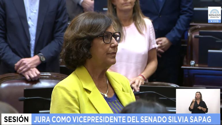 La neuquina Silvia Sapag juró como vicepresidenta del Senado