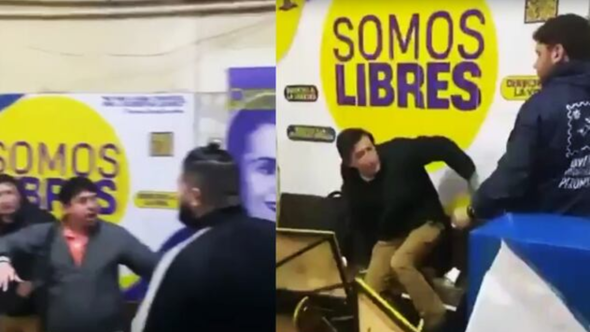 Golpes y amenazas en la UBA: libertarios y peronistas protagonizaron una brutal batalla campal