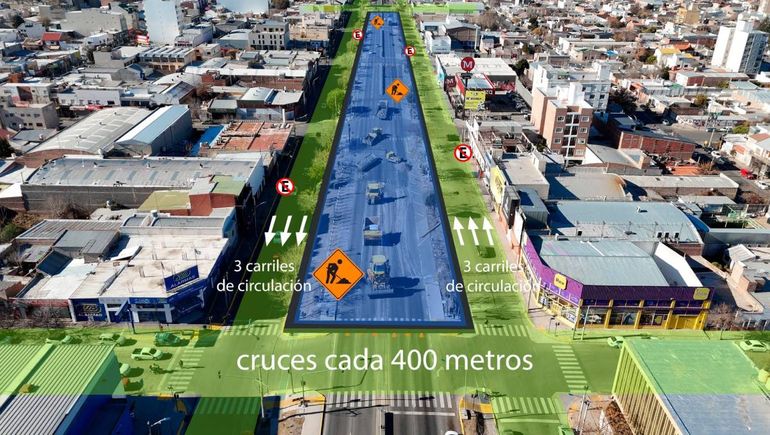 Avenida Mosconi: un proyecto en etapas para no cortar la circulación ...