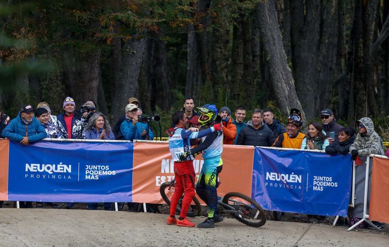 Nicolás Allende, el podio neuquino en el Campeonato Mundial MTB