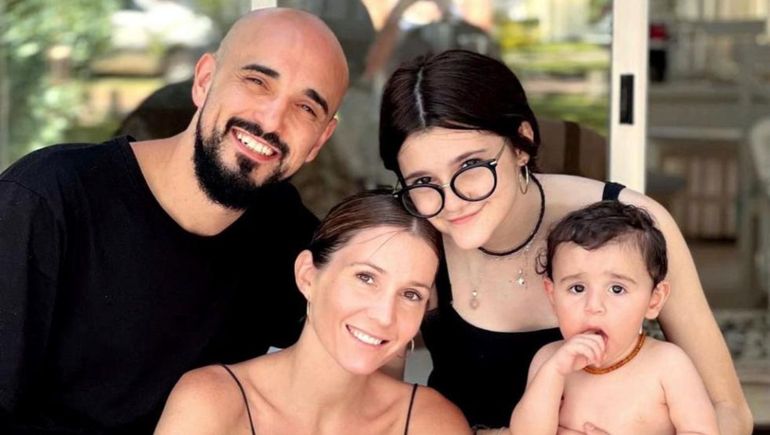 Cómo está integrada la familia de Abel Pintos