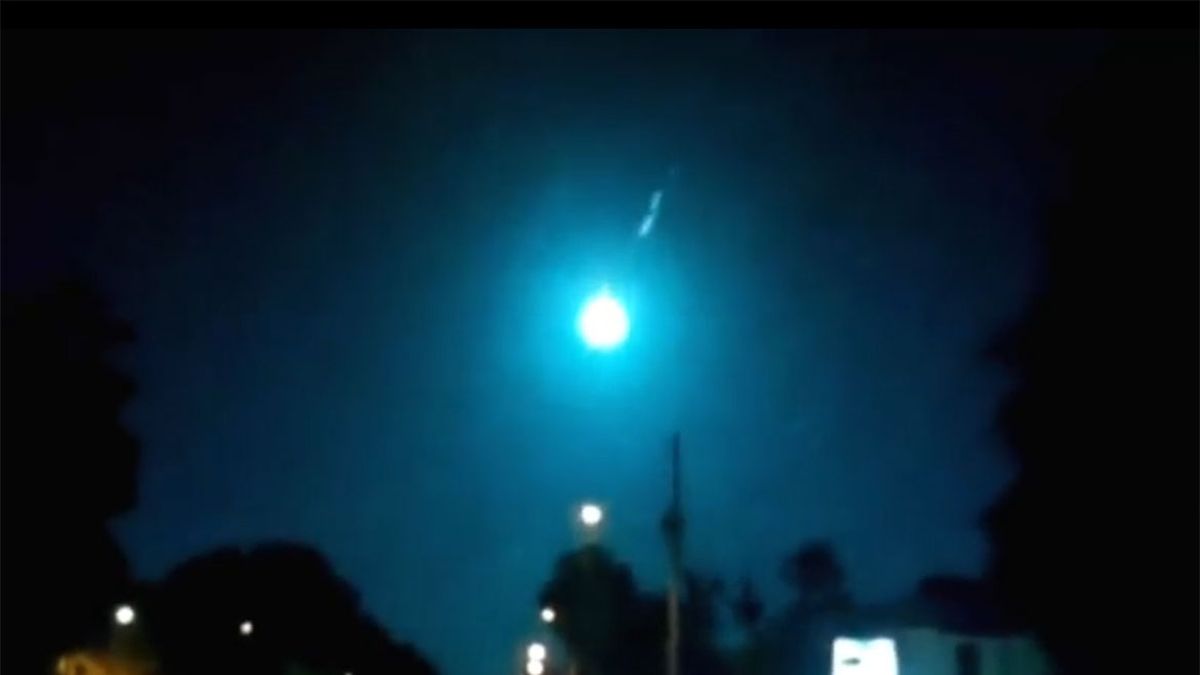 Impresionante video muestra la caída de un meteorito en Estados Unidos