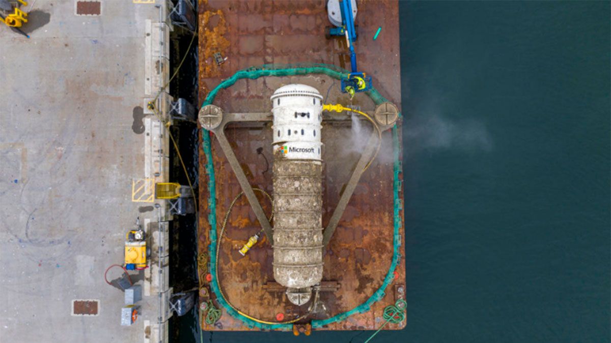 El proyecto Natick vuelve a la superficie tras dos años bajo el mar