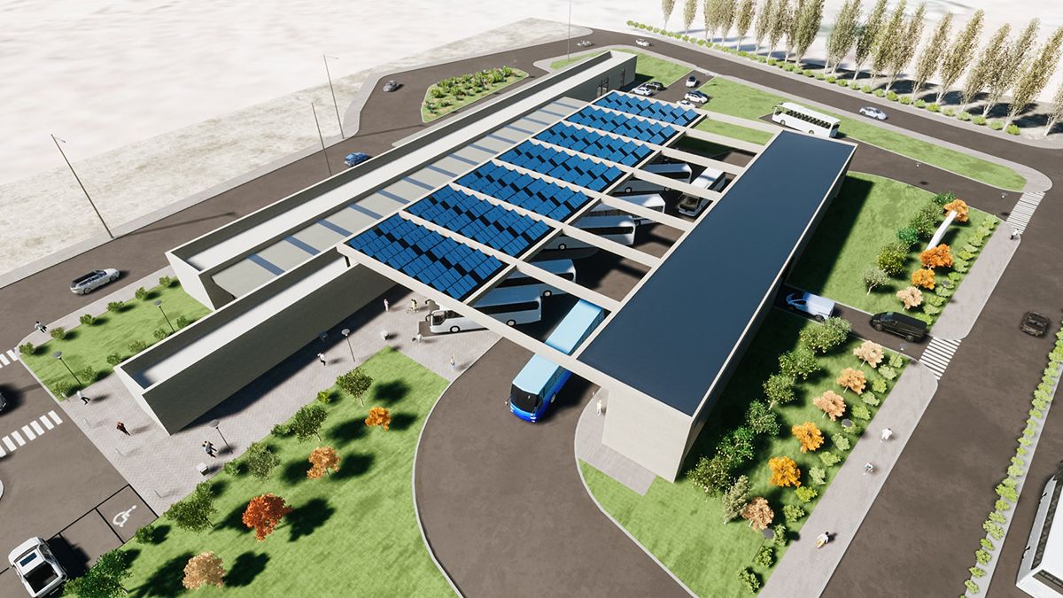 Cómo será la moderna nueva terminal de Centenario