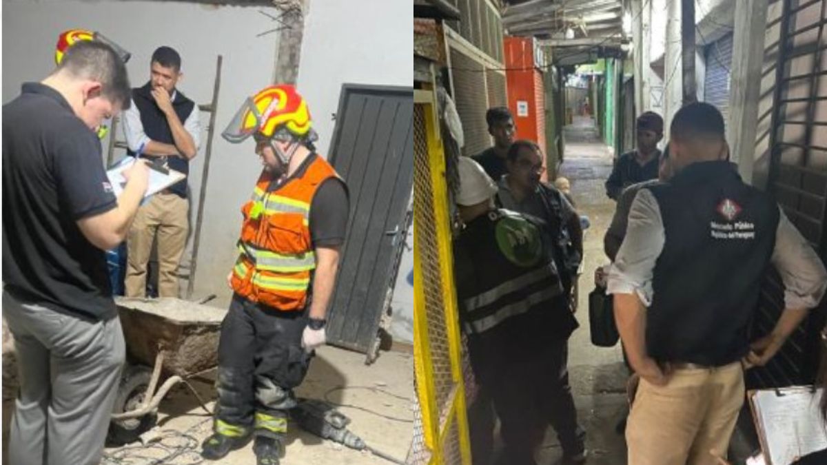 Un joven obrero murió aplastado tras el derrumbe de un depósito en remodelación