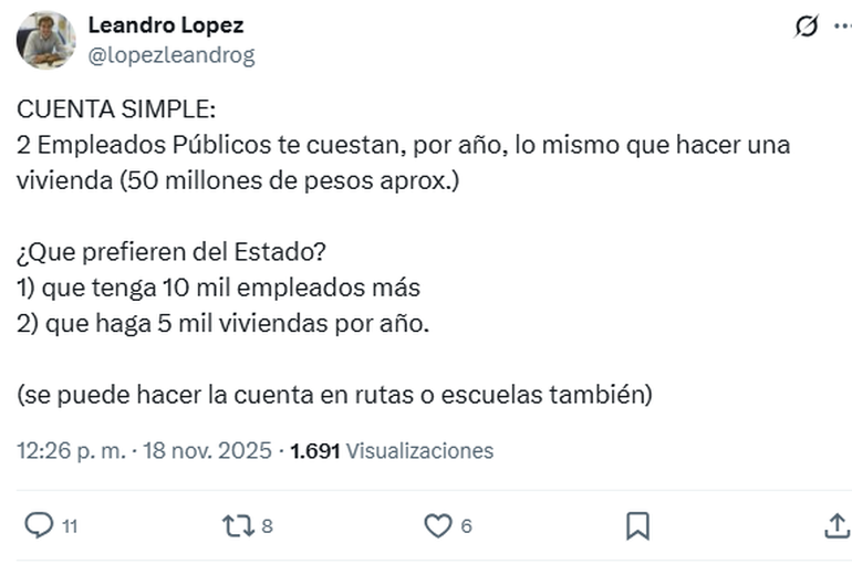 El picante cruce entre Carlos Quintriqueo y Leandro López por el empleo público