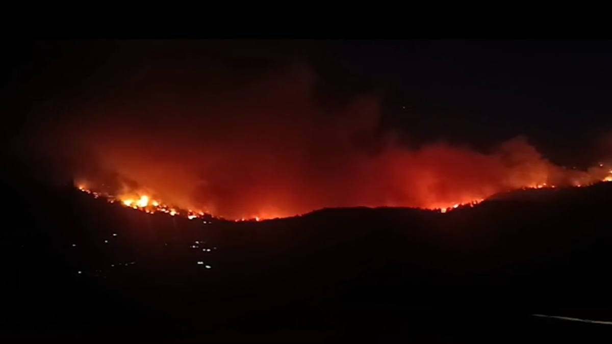 El terror de una influencer neuquina atrapada por un incendio en Chubut