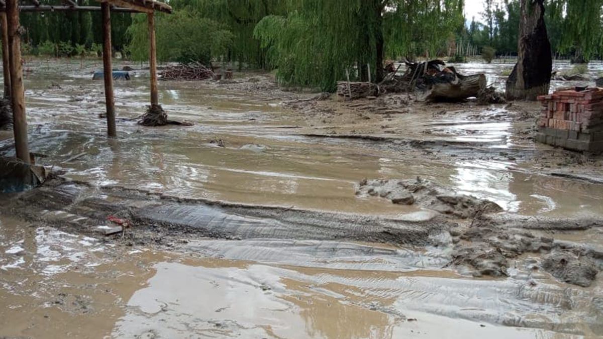 Aluvión en Chos Malal: El agua destruyó lo que se encontraba al paso